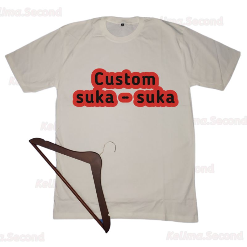 Jual Custom baju design suka - suka gambar 21cm x 28cm | Shopee Indonesia