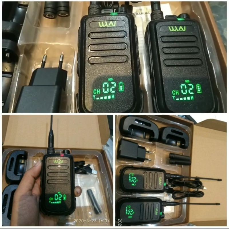 Jual Ready stok handy talky hatong walkie talkie ht wln/wlan tipe KD ...