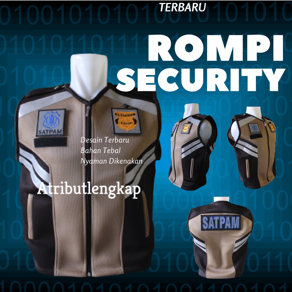 Jual Rompi Security Satpam Terbaru Atribut Pakaian Satuan Petugas ...