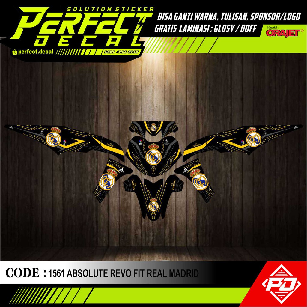 Jual Decal Stiker Motor REVO X / FIT / ABSOLUTE REVO / REVO FI REAL ...