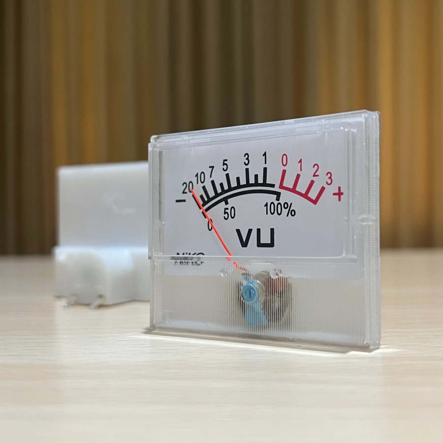 Jual VU METER ANALOG DC BESAR 5.5x4.5 5.5 x 4.5 CM | Shopee Indonesia