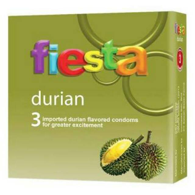 Jual Kondom Fiesta Aneka Rasa Durian Strawberry Banana Mint Max Dotted ...