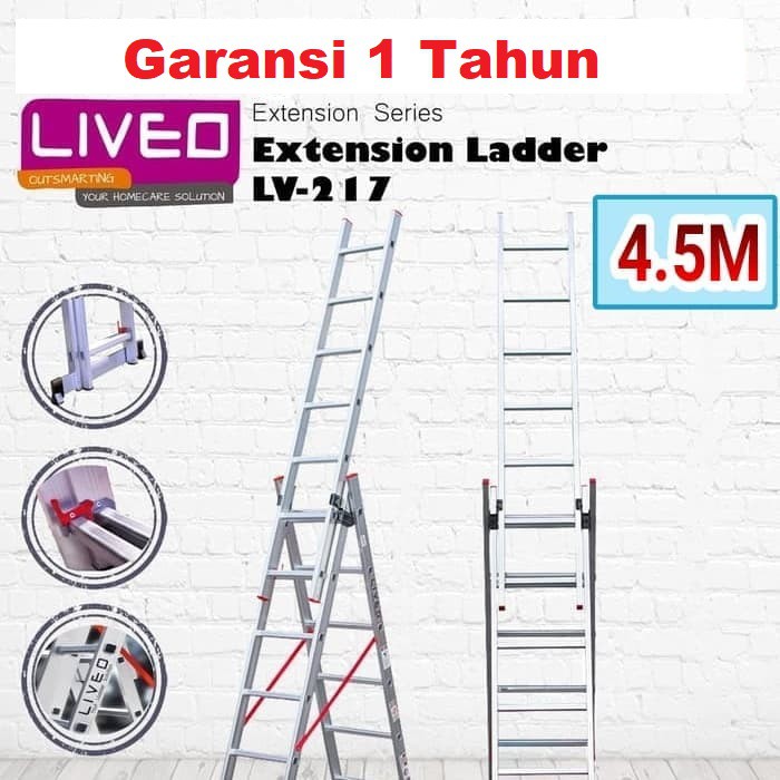 Jual Tangga Extension 4,5 Meter Termurah dan Garansi 1 Tahun, PLN ...