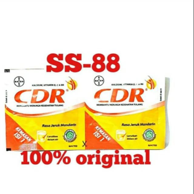 Jual CDR STRIP ~ ISI 2 TABLET EFFERVESCENT | Shopee Indonesia
