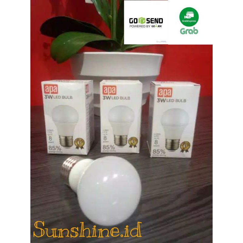 Jual LAMPU LED MERK APA / LAMPU LED / BOHLAM / LAMPU MURAH BY ACE ...