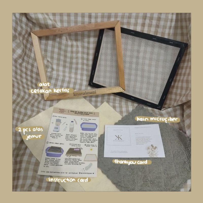 Jual Cetakan Kertas Daur Ulang Handmade Paper Maker | Shopee Indonesia