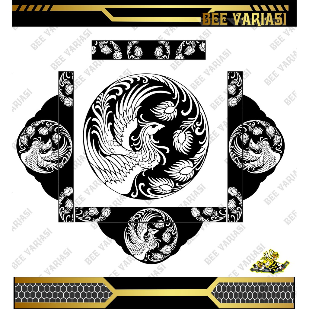 Jual stiker tebok lovebird / decal tebok lovebird / stiker sangkar ...