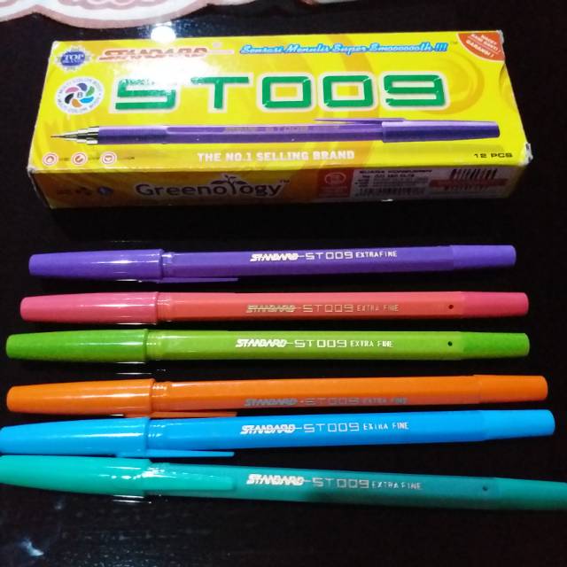 Jual Murah!!!pulpen standard ST009 black | Shopee Indonesia