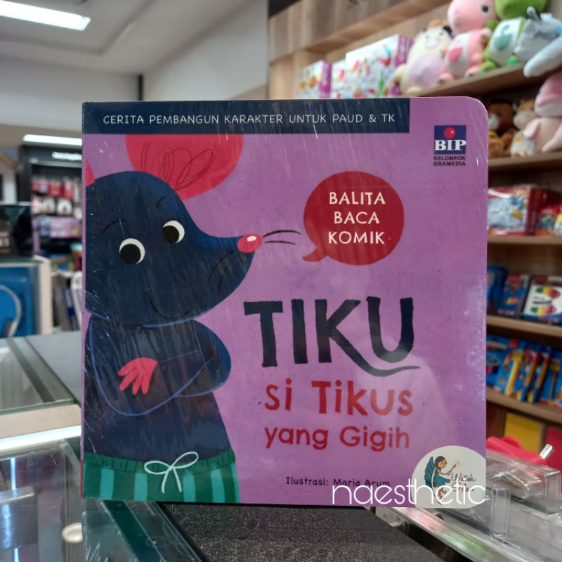 Jual Buku bacaan anak Tiku si tikus yang gigih (boardbook) | Shopee ...