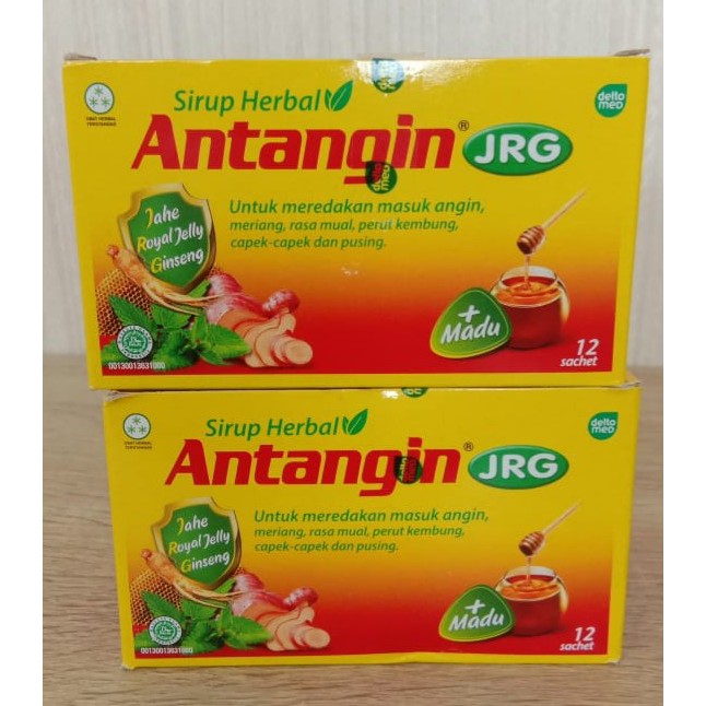 Jual Antangin JRG Madu Sirup Herbal (box @12 sachet) | Shopee Indonesia