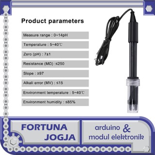 Jual Sensor pH Meter Electrode BNC Connector & Modul pH Meter PH-4502C ...