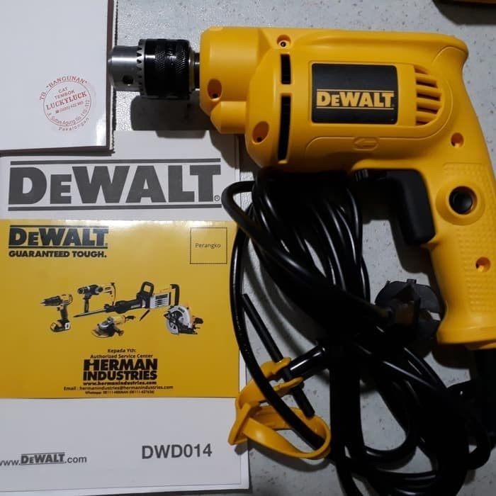 Jual DEWALT DWD014 MESIN BOR 10mm Rotary Drill 550 watt DWD 014 ...