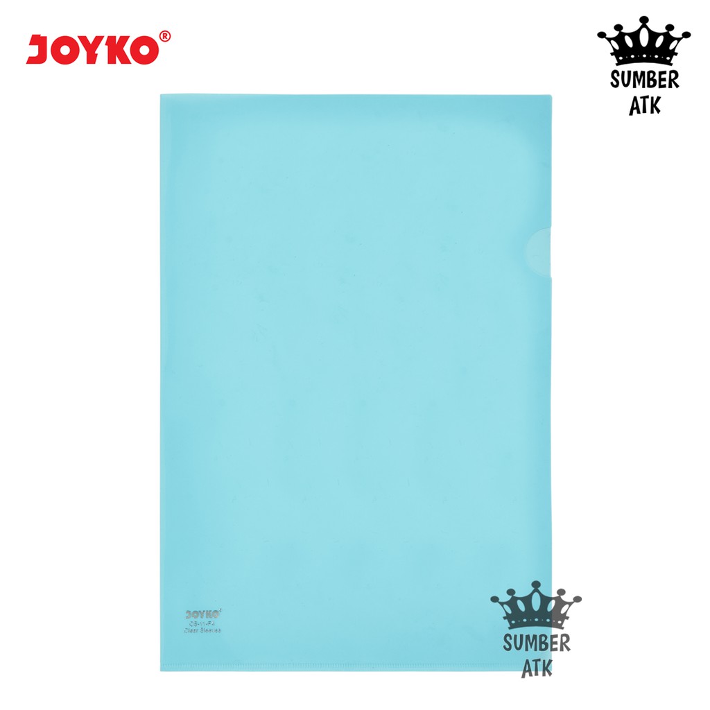 Map L Plastik Bening Clear Sleeves Joyko CS-11-F4 Pastel Color F4 ...