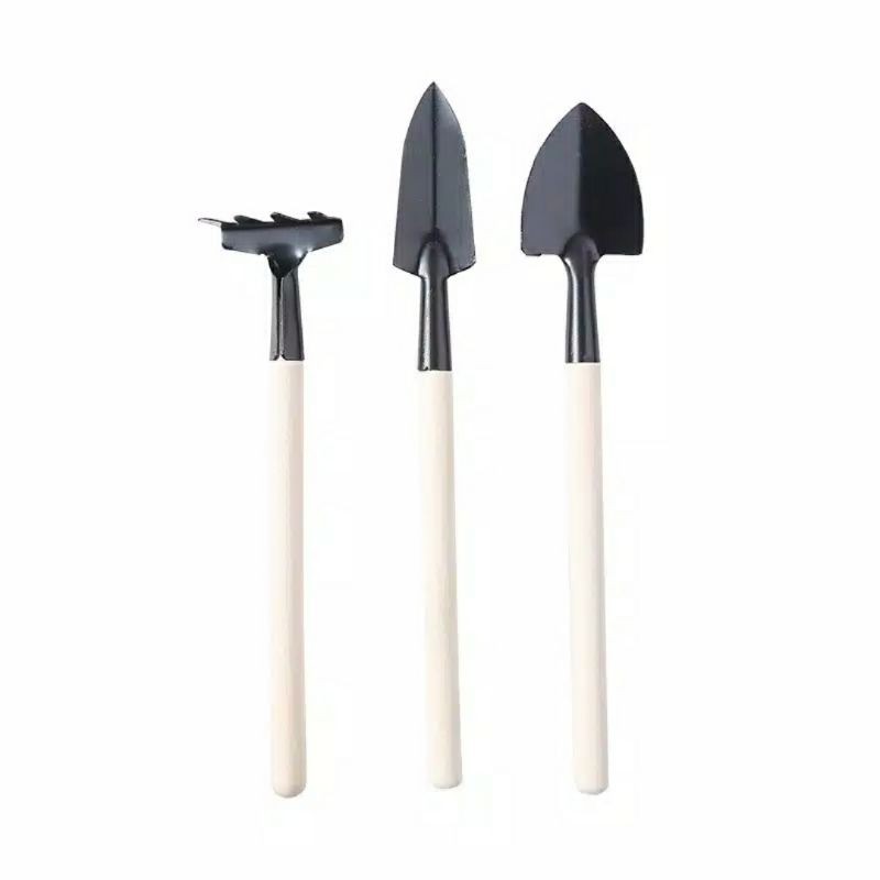 Jual 1 Set Sekop Garpu Cangkul Mini 3 in 1 Alat Berkebun | Shopee Indonesia