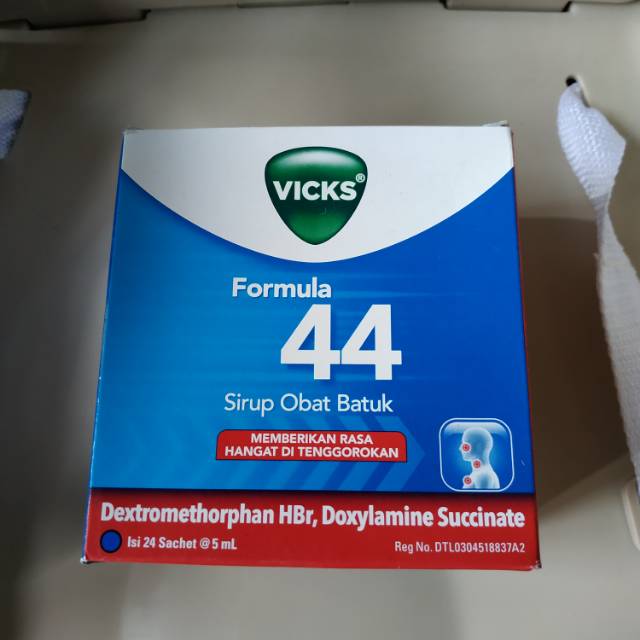Jual Vicks Formula 44 Sachet 5 ML Indonesia|Shopee Indonesia