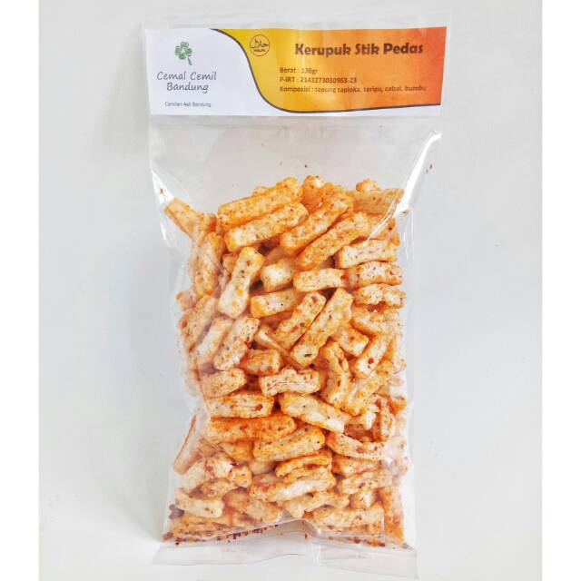 Jual CCB KERUPUK STIK PEDAS CIKRUH 130 GRAM KRUPUK PEDAS BANDUNG ...