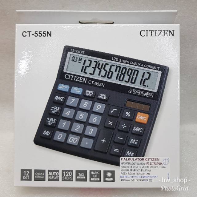 Jual Kalkulator Citizen CT 555 N Original | Shopee Indonesia