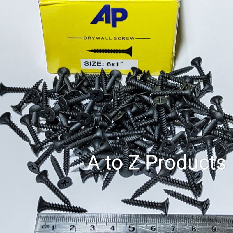 Jual Sekrup gypsum 6 x 1 in (1kotak)/skrup gipsum 6 x 1"/baut gypsum 6 x 1 inch | Shopee Indonesia