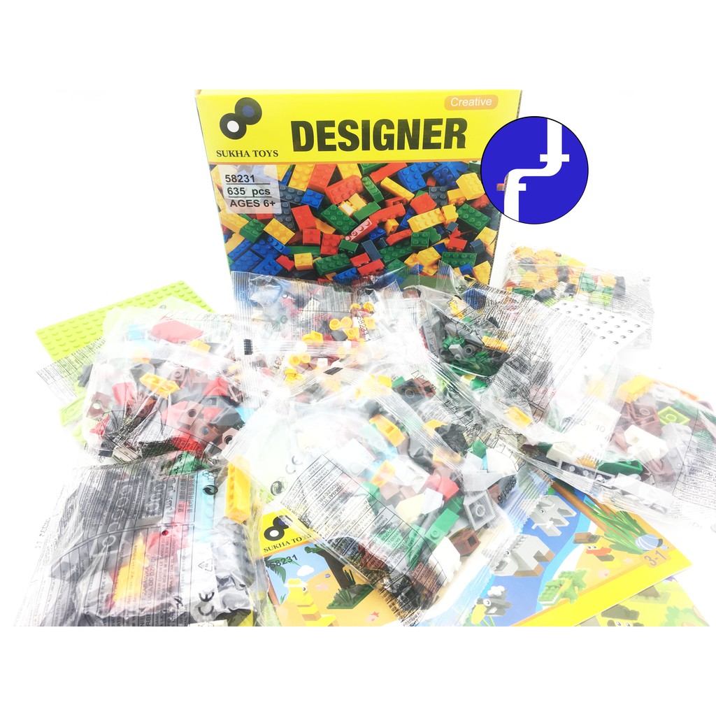 Jual Mainan Anak Building Block Toys Klasik Panlos Designer BASEPLATE ...