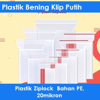 Jual Plastik Klip Tebal Bening Plastic atau Clip Ziplock Bahan PE isi ...