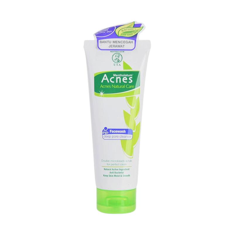 Jual Acnes Face Wash Deep Pore Cleanser 100g / Sabun muka / Facial wash ...