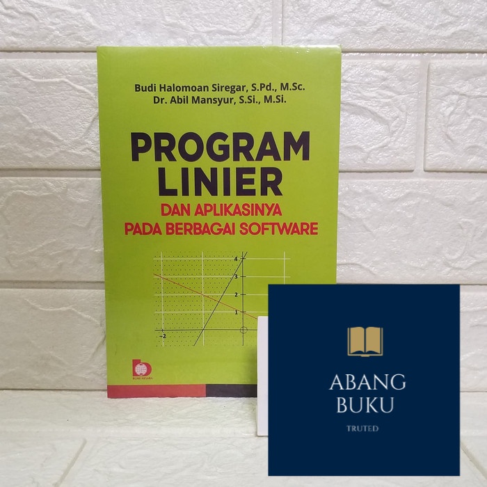 Jual PROGRAM LINIER dan aplikasinya dalam berbagai software , budi BUMI AKSARA | Shopee Indonesia
