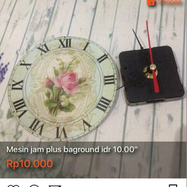 Jual Mesin jam /bahan mahar/baground/jarum jam ukir | Shopee Indonesia