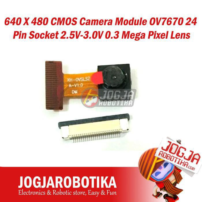 Jual 640 X 480 CMOS Camera Module OV7670 24 Pin Socket 2.5V3.0V 0.3Mp ...