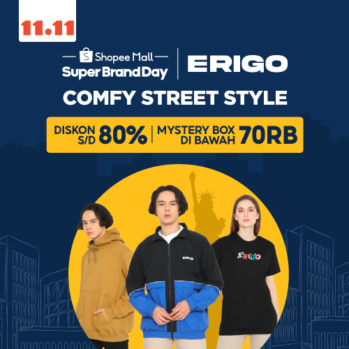 Super Brand Day Erigo | 3-5 Nov