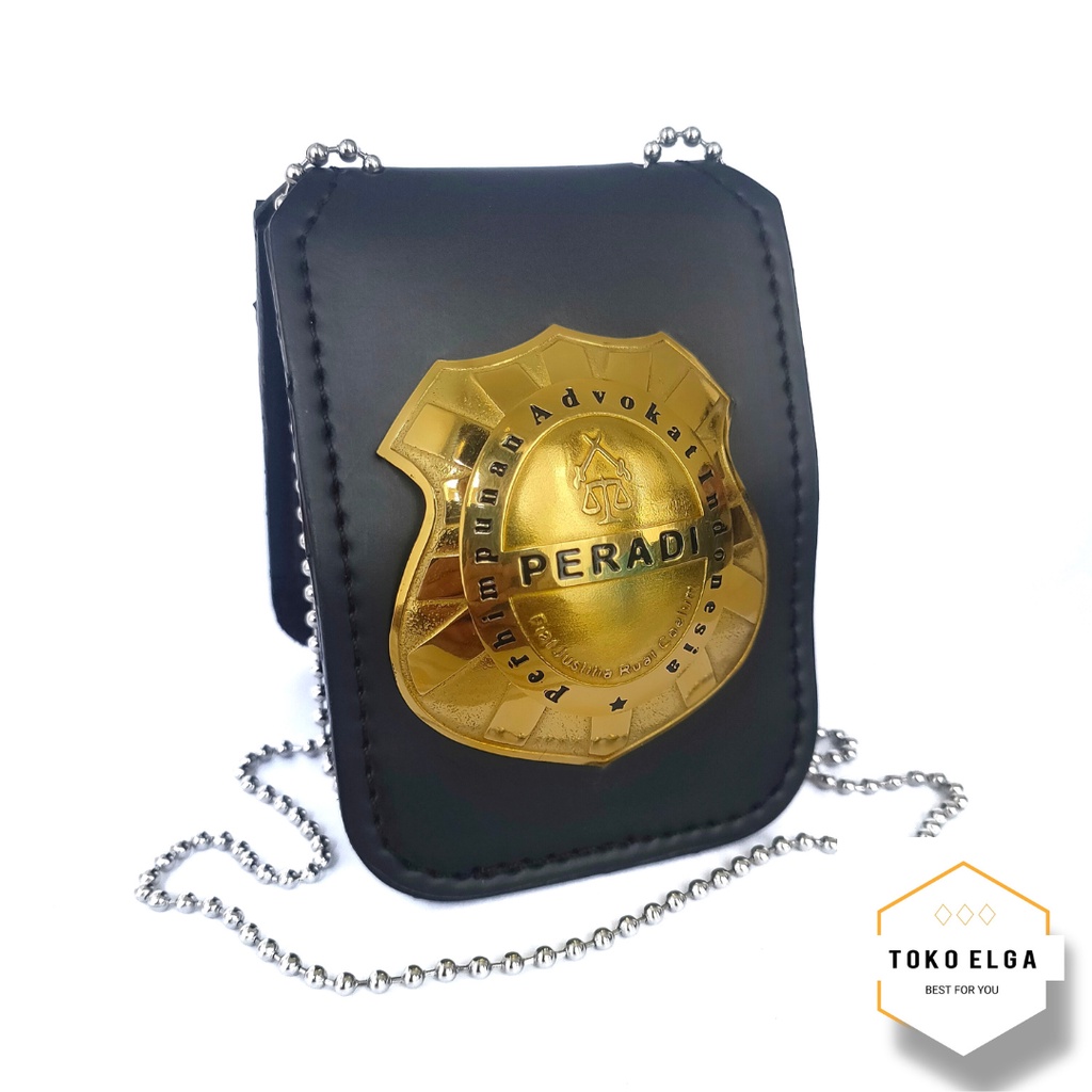 Jual Dompet Kalung Lencana Dompet KTA Peradi Material Kulit | Shopee ...