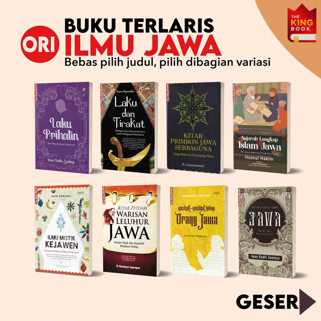 Jual Paket Lengkap Buku ilmu mistik kejawen laku dan tirakat nasehat ...