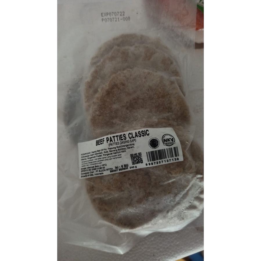 Jual Daging Patty Burger Classic, Frozen Food Cibinong | Shopee Indonesia
