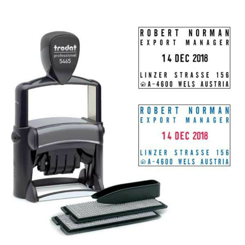 Jual STAMP TRODAT 5465 TYPO STEMPEL DIYTrodat typomatic 5253 max text ...