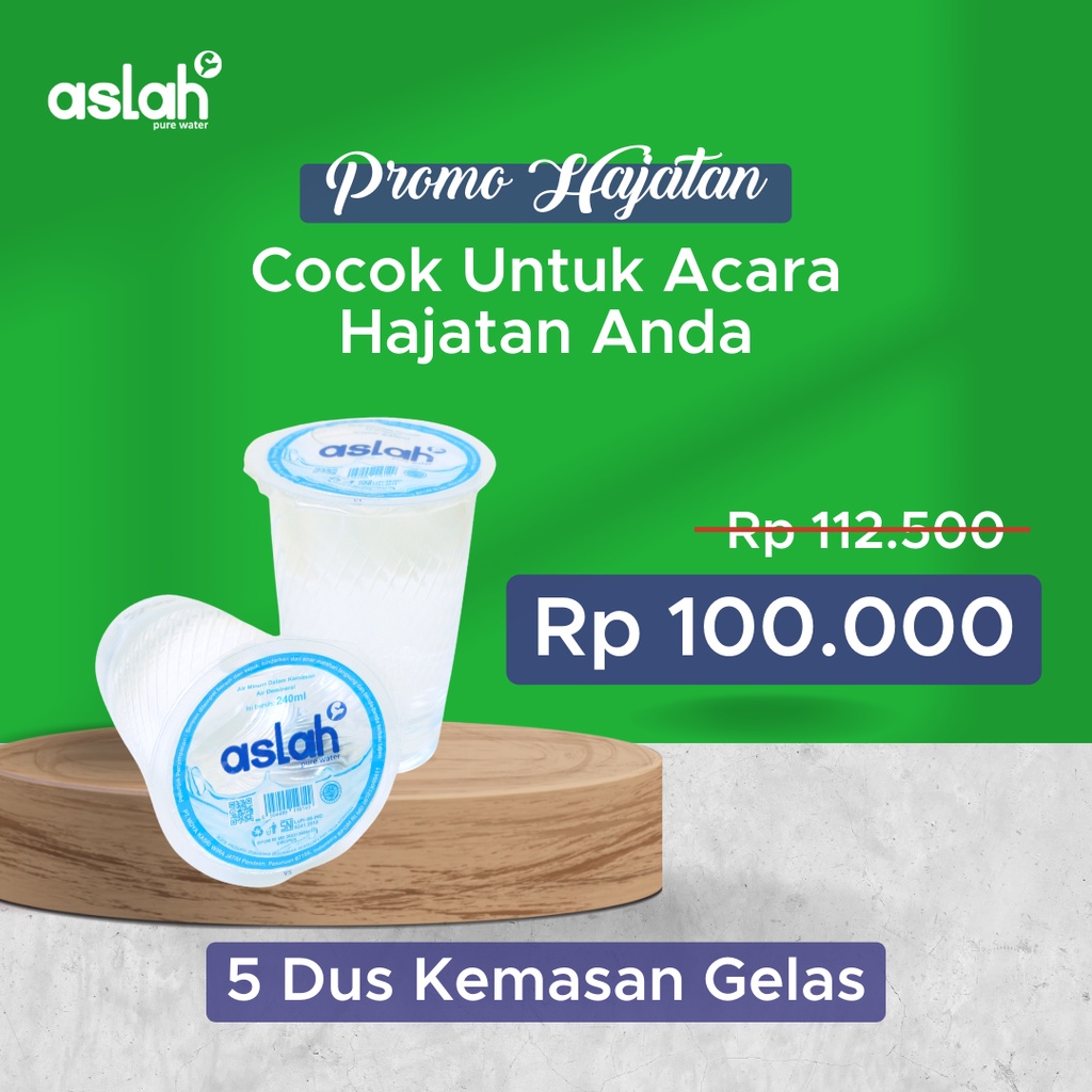 Jual Paket Hajatan Aslah (5 Dus kemasan gelas) | Shopee Indonesia Jual Paket Hajatan Aslah (5 Dus kemasan gelas) | Shopee Indonesia