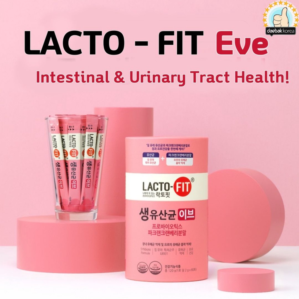 Jual LACTO FIT Probiotics Eve for women 2 g x 60stick | Shopee Indonesia