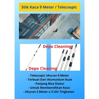 Jual Stik Alumunium / Stik Kaca / Telescopic Ukuran Pilihan 3Meter ...
