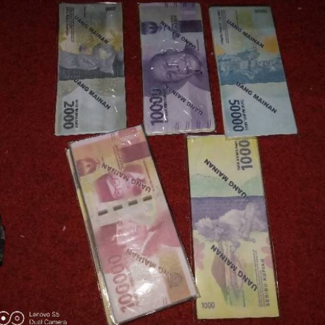 Jual Uang mainan 35 lembar 7 macam baru | Shopee Indonesia