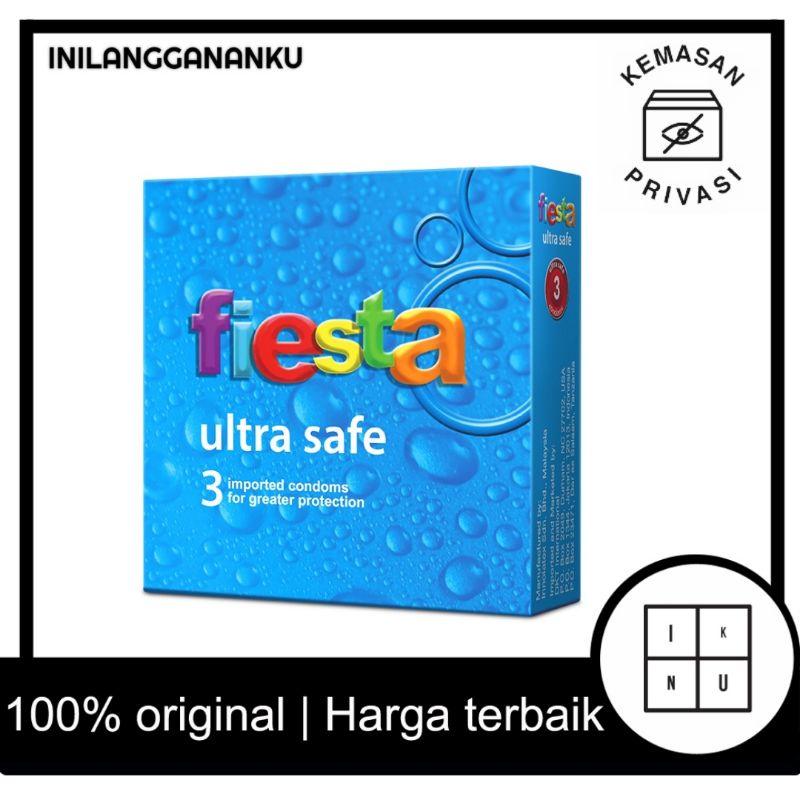 Jual Kondom Fiesta Ultra Safe isi 3 pcs | Shopee Indonesia