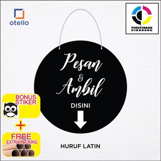 Jual Promo Pesan & Ambil Disini Sign Board Rantai Akrilik Papan Penanda ...