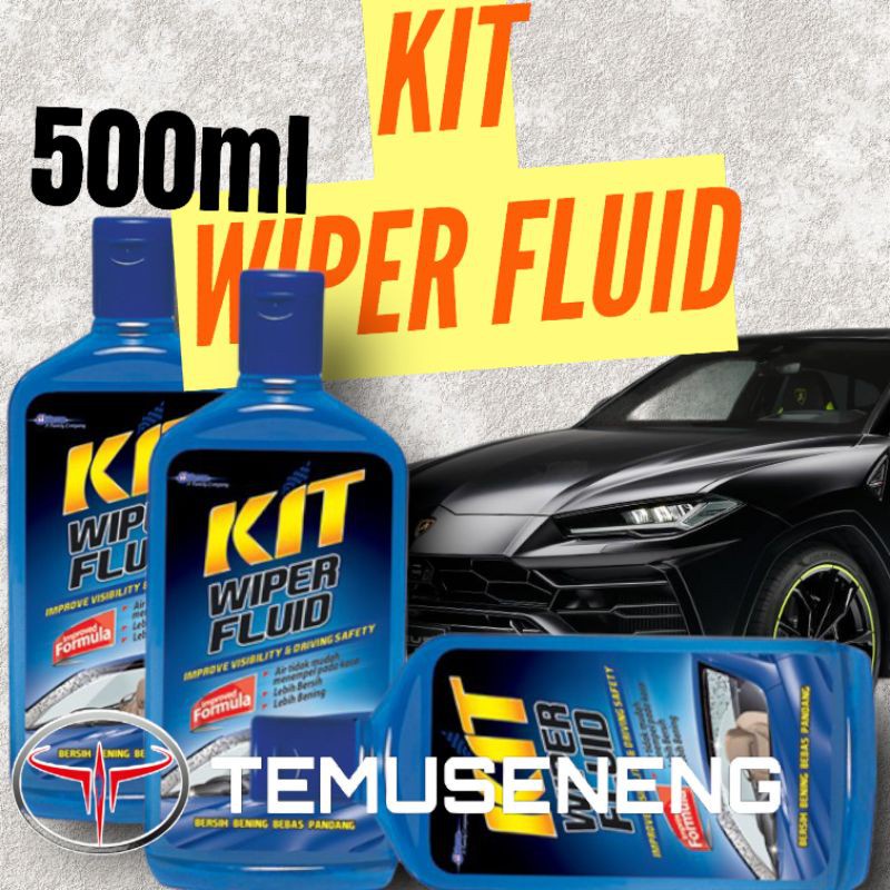 Jual Wiper FLuid KIT 500 Ml Cairan Wiper Mobil Pembersih Kaca Mobil ...