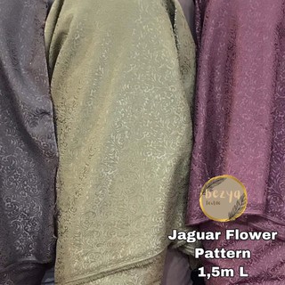 Jual Kain Jaguar Flower Pattern / Kain Jaguar / Jaguar Motif Premium ...