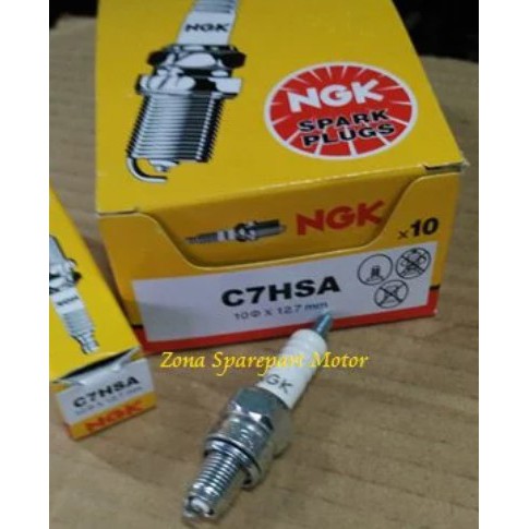 Jual Busi NGK C7HSA motor bebek 4T Original Barcode New Design | Shopee ...