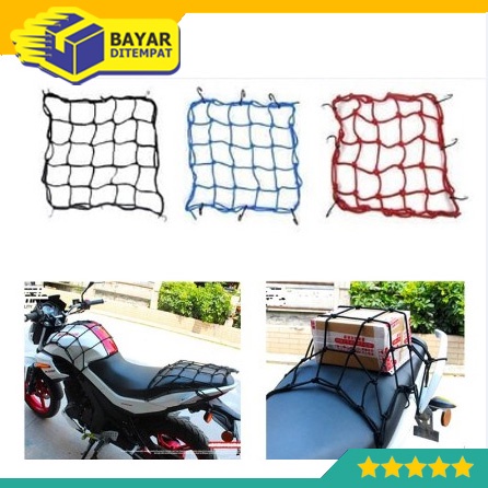 Jual Jaring Helmet Helm Sepeda Motor Tali Jala Pengikat Barang Bagasi ...