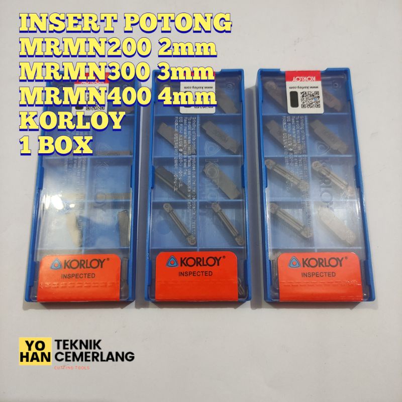 Jual Insert Bubut Potong MRMN 200 MRMN300 MRMN400 Mata Pisau Bubut ...