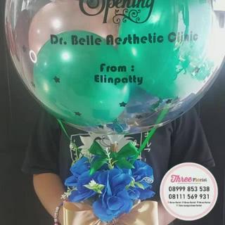 Jual box bunga balon / hadiah ucapan grand opening / hadiah ucapan ...