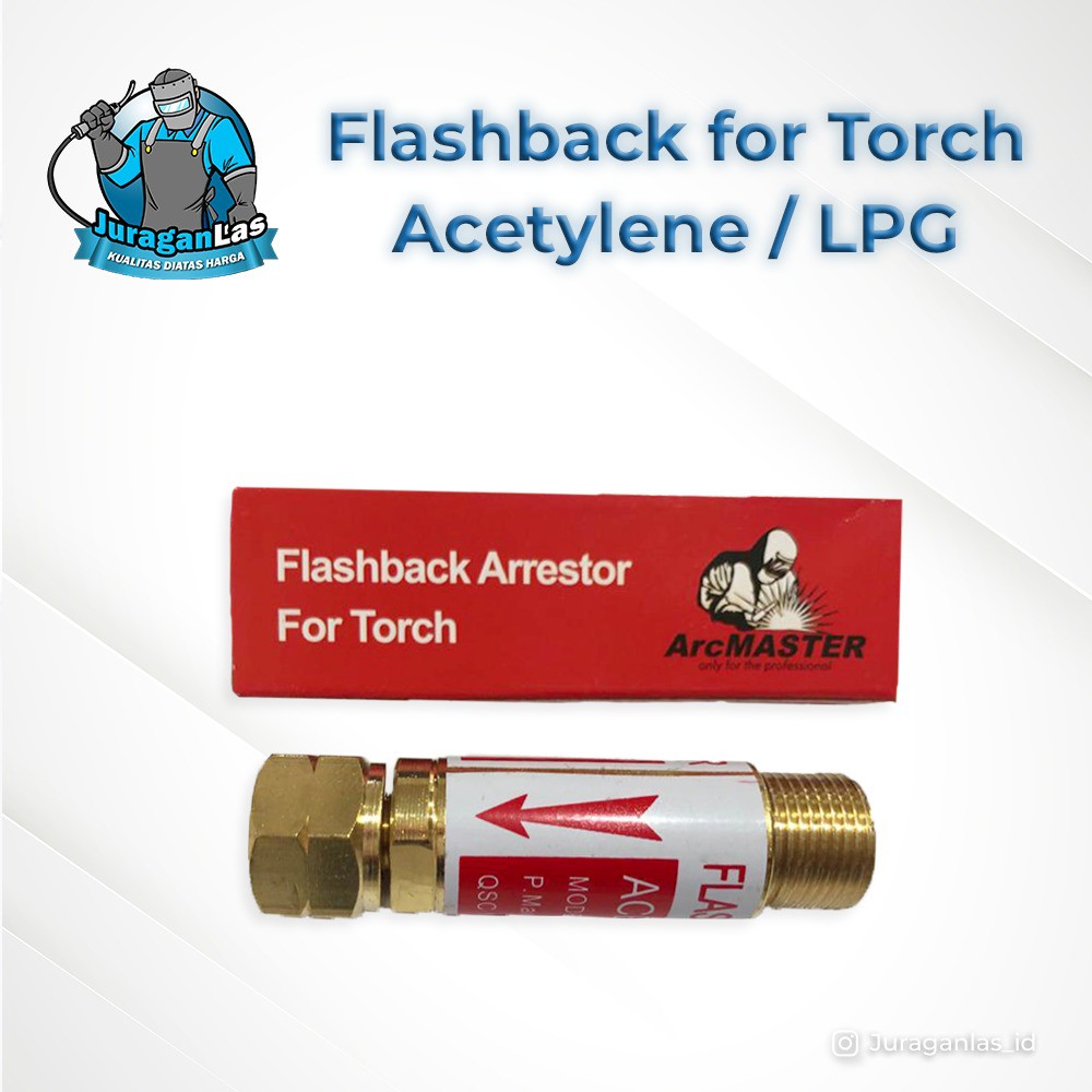 Jual Flashback Arrestor Acyteline / LPG for Torch | Shopee Indonesia