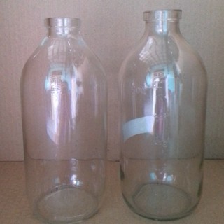 Jual Botol Kaca Bening 500ml Tutup Karet - INFUS (12 PCS) Indonesia ...