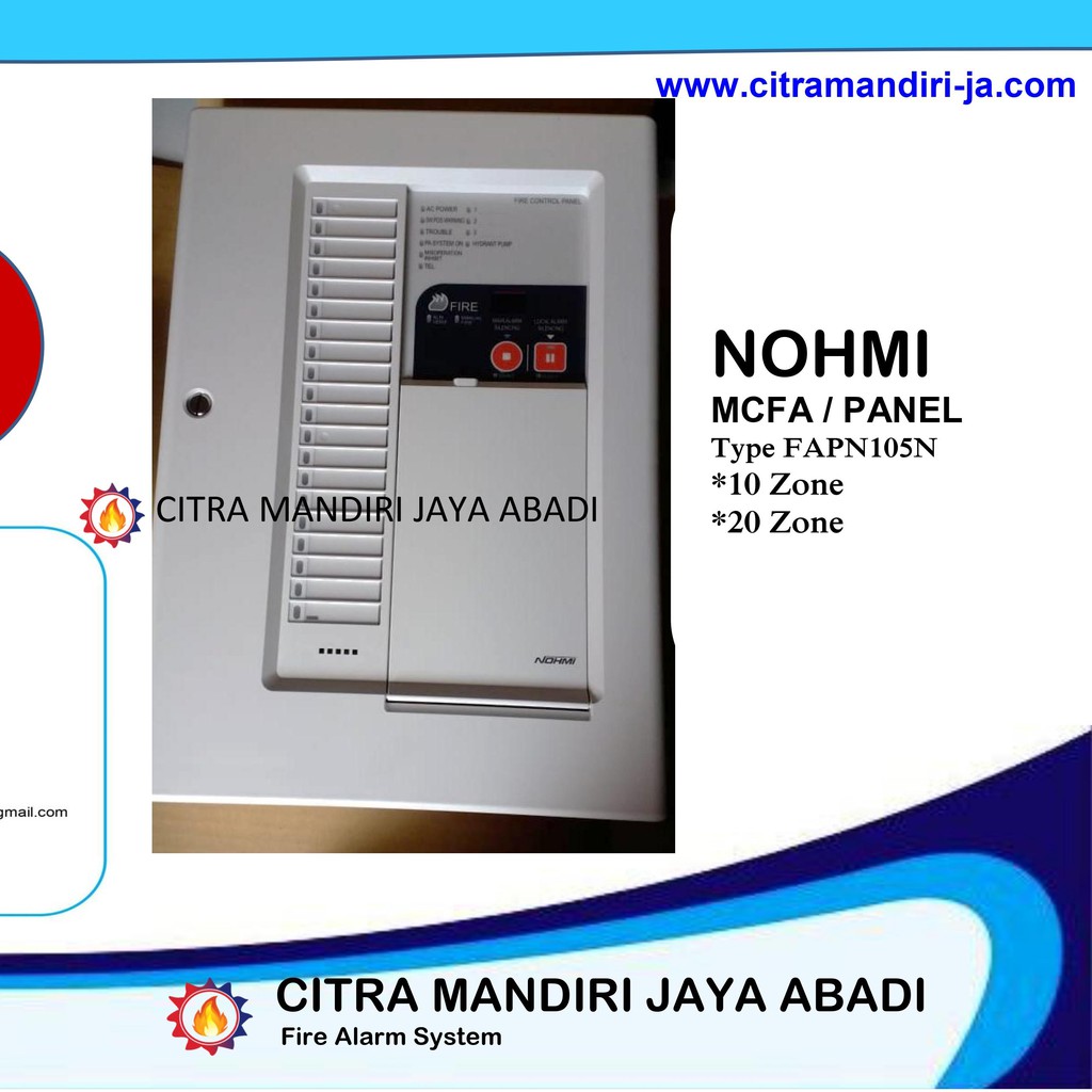 Jual MCFA Nohmi 20 Zone FAPN105N-R | Shopee Indonesia