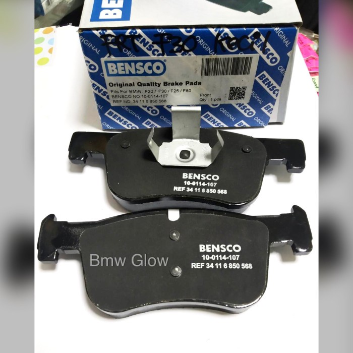 Jual BRAKE PAD KAMPAS REM DEPAN BMW F30 F20 F25 BENSCO 34116850568 ...