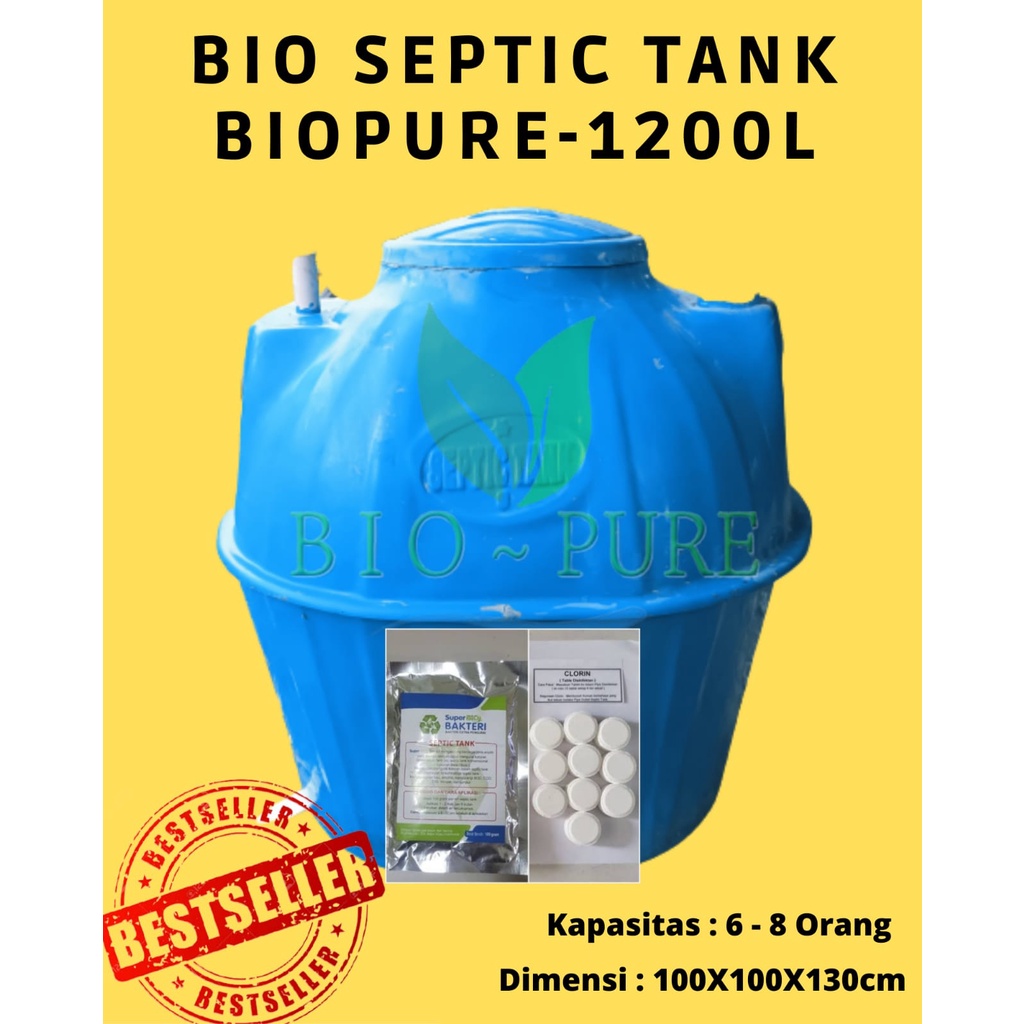 Jual Septic Tank Sepiteng 1200 liter Bio Biotank Biotech Biofil ...